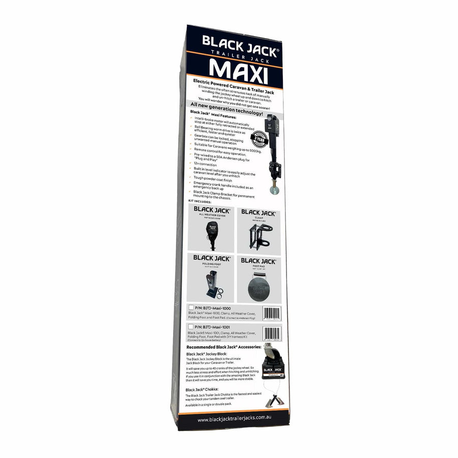 Black Jack Trailer Jack Maxi Up to 2T Capacity