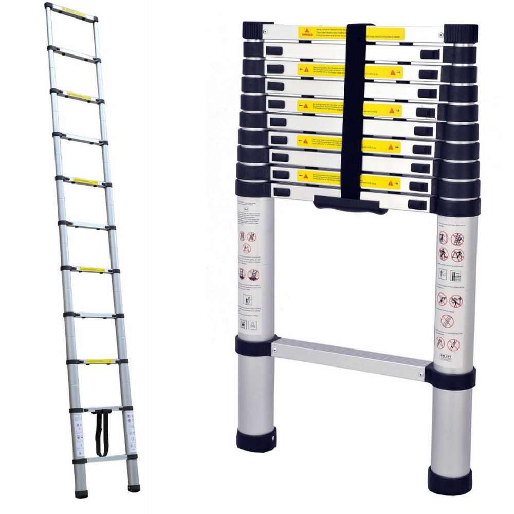 TRA 3.2m Portable Telescopic Ladder & Carry Bag – RV Online